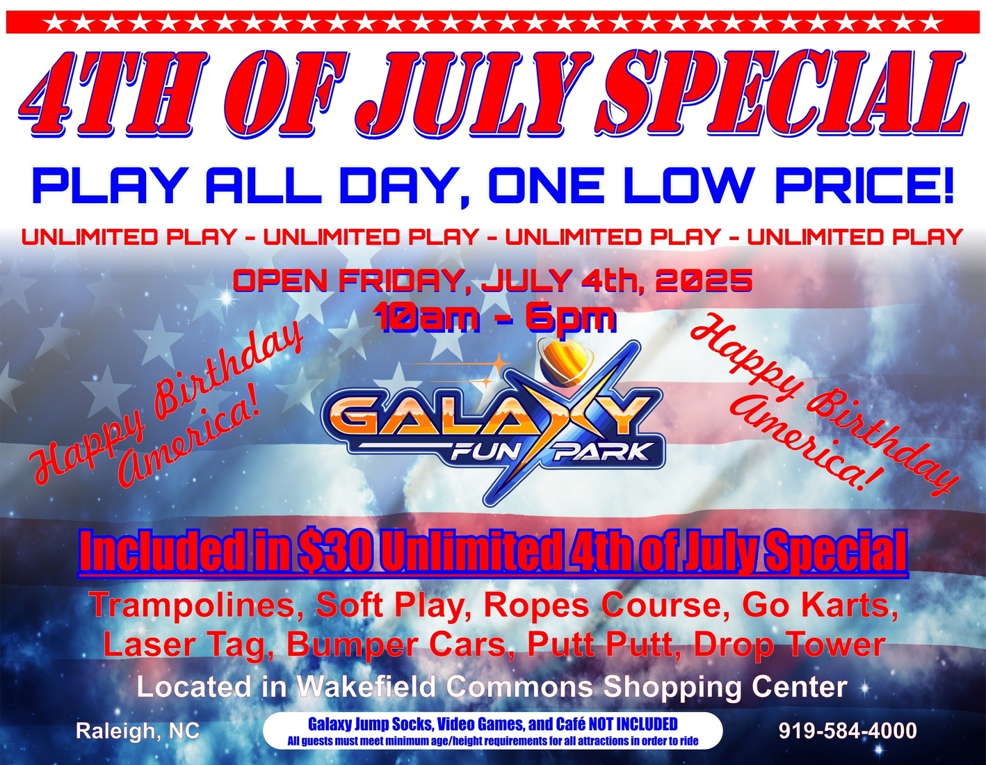 Galaxy Fun Park | Amusement Park in Raleigh, NC