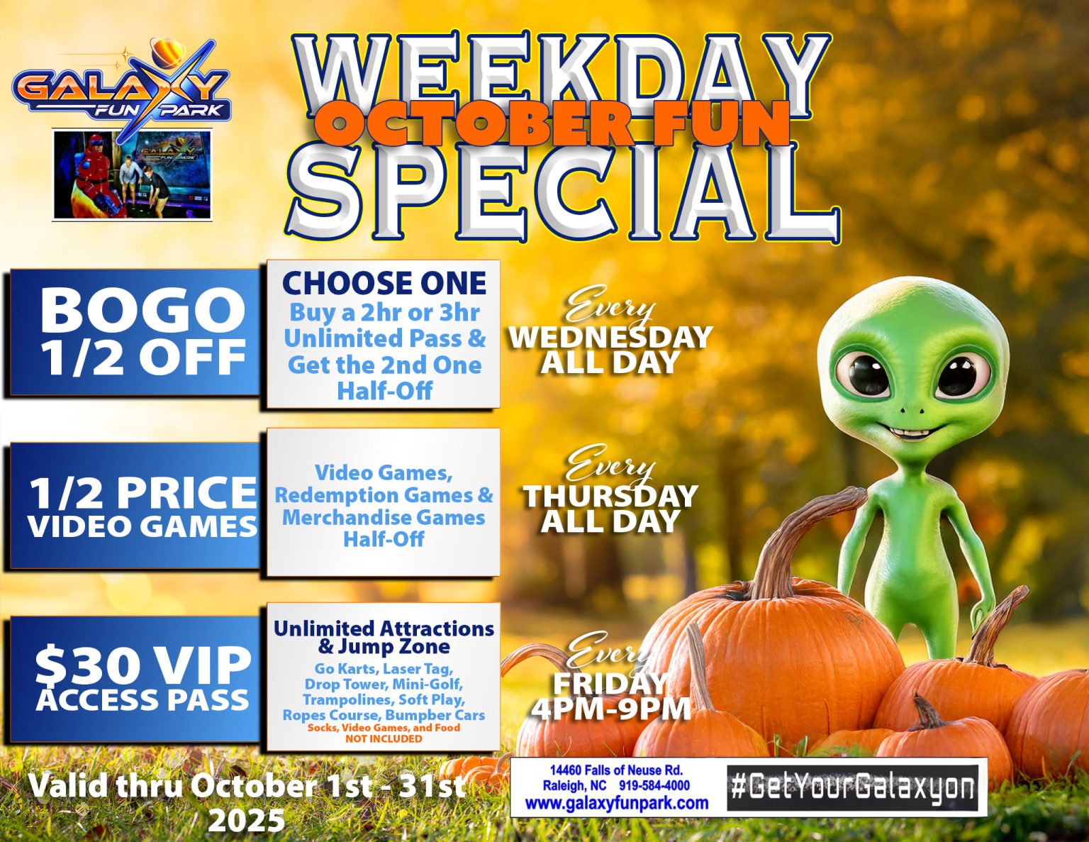 Galaxy Fun Park | Amusement Park in Raleigh, NC